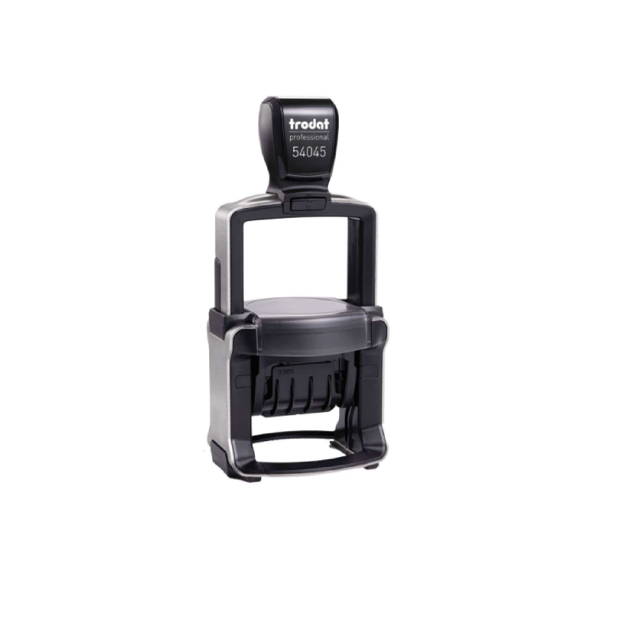 Trodat Professional 54045 Datumstempel rund Wunschtext/Logo
