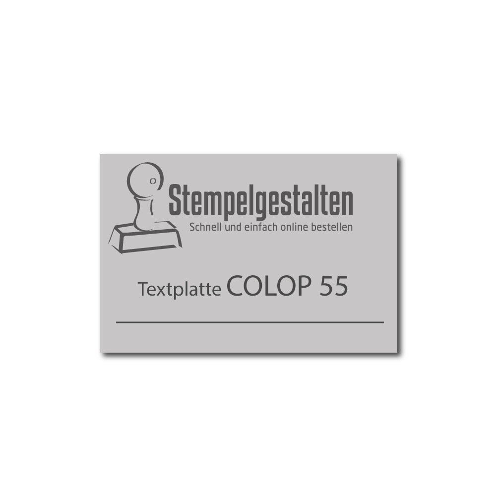 Home Textplatte Colop Printer 55